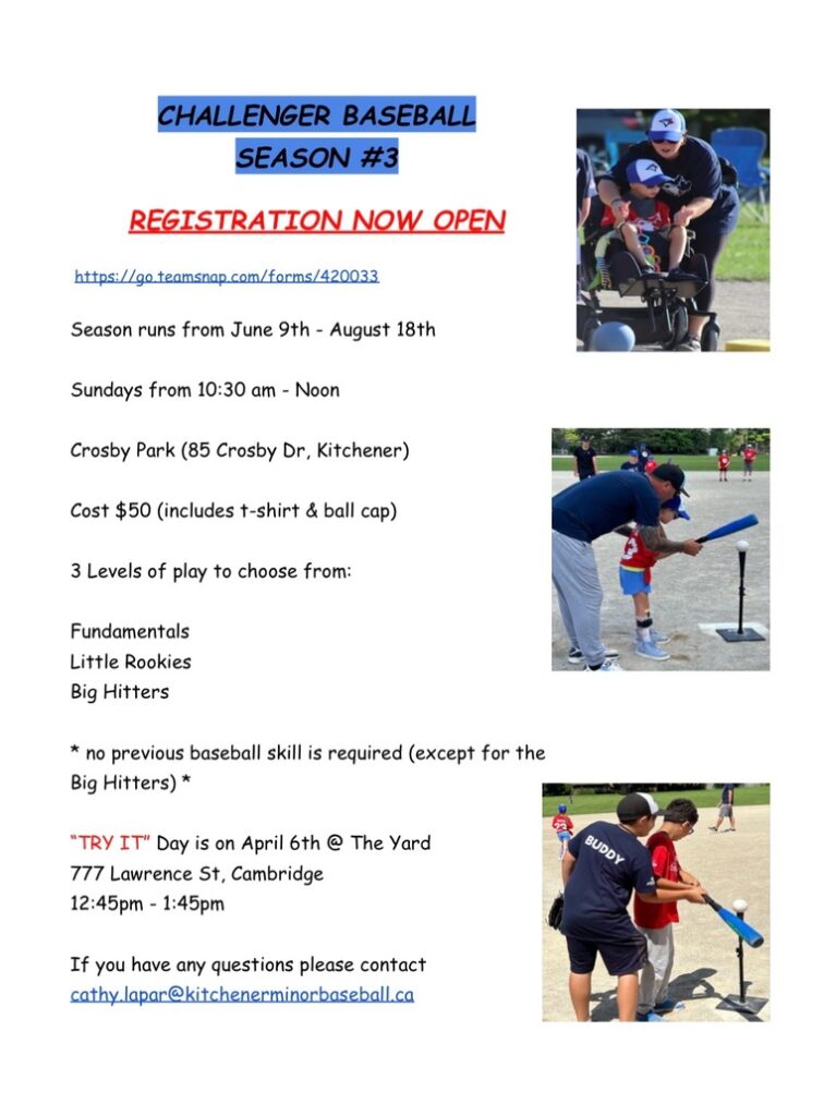 Challenger Baseball - Kitchener Minor Baseball